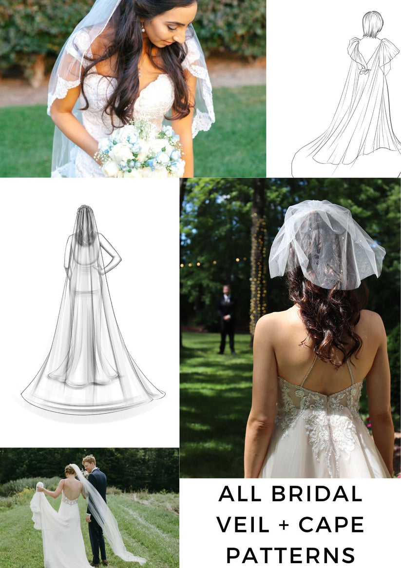 Ultimate Wedding Accessory Sewing Guide: 15+ Bridal Veil, Cape and Sle ...