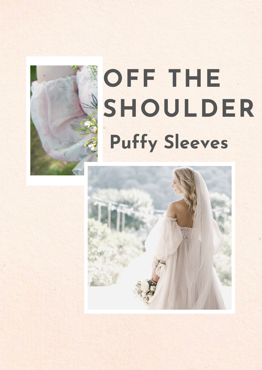 DIY Removable Off-the-Shoulder Sleeve Pattern, Bicep Puffy Sleeve PDF ...