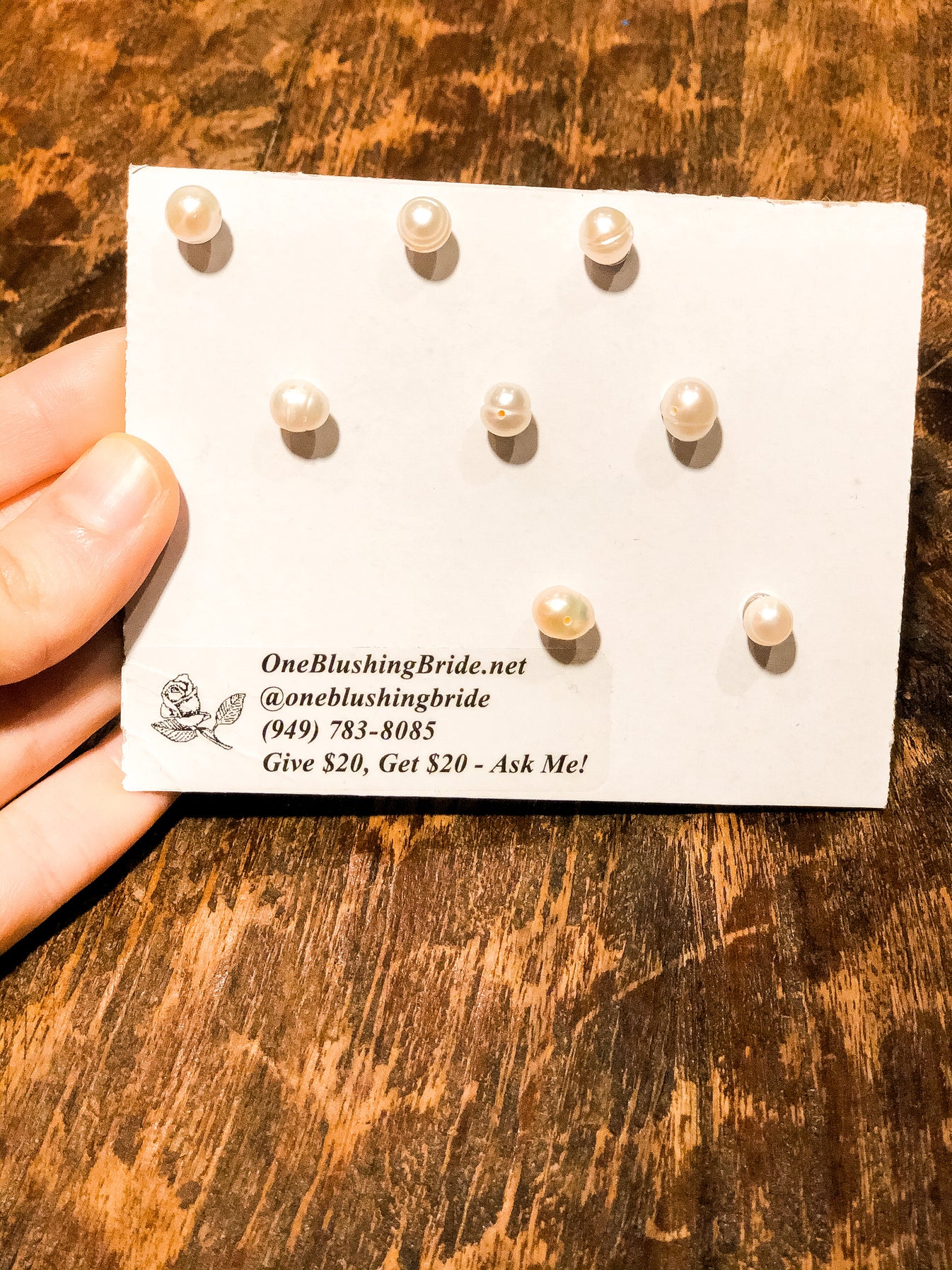 Ivory Freshwater Pearl Veil Weights for Wedding Veil – One Blushing ...